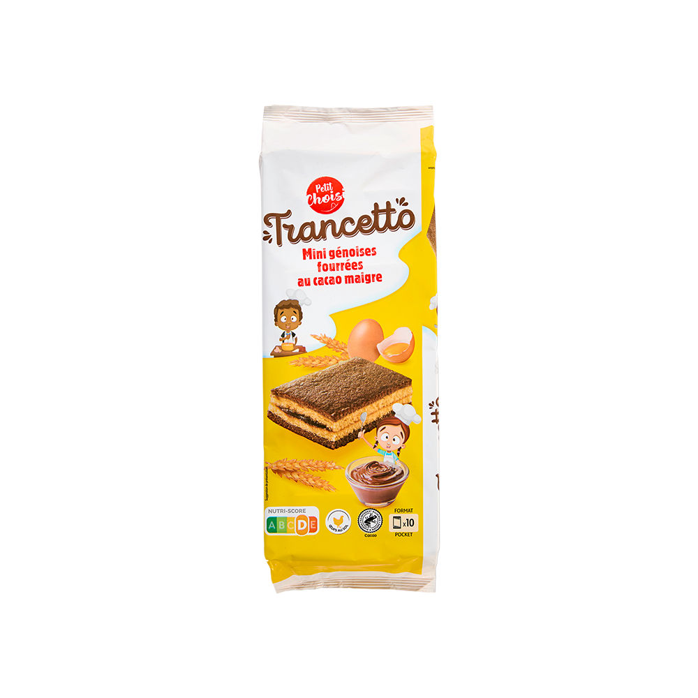 MINI GENOISES FOURRÉES AU CACAO Mini genoises fourrées au cacao