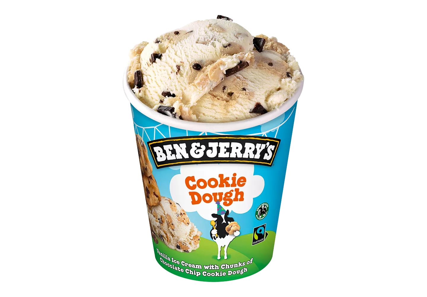 BEN&JERRY'S® Pot de crème glacée cookie dough Pot de crème glacée ...