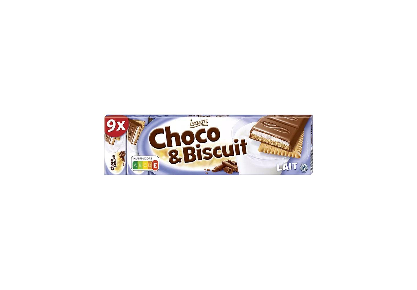 CHOCEUR® Tablette choco lait et biscuit Tablette choco lait et biscuit