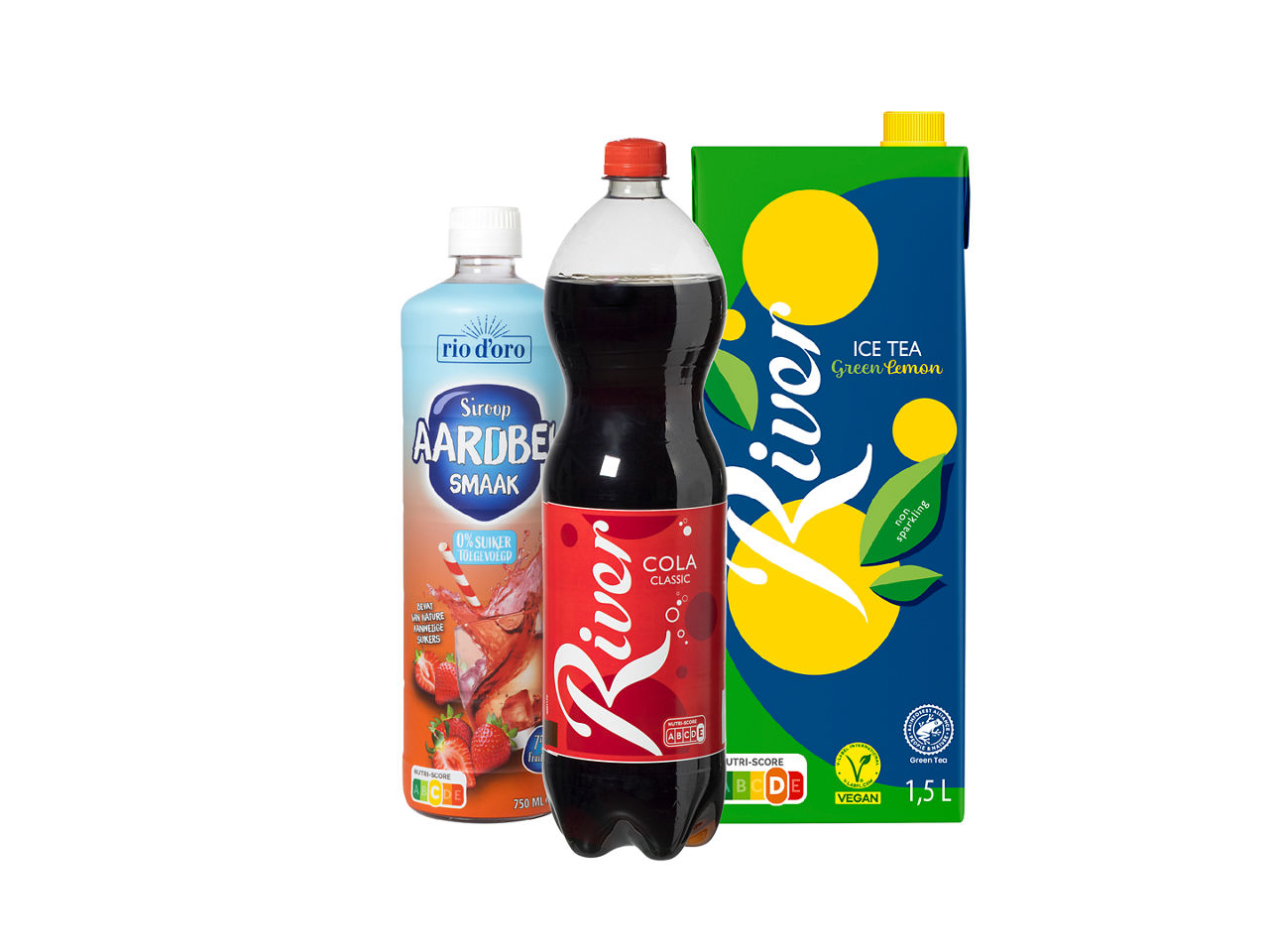 Sappen, frisdrank, siropen en water. Voordelig bij ALDI.