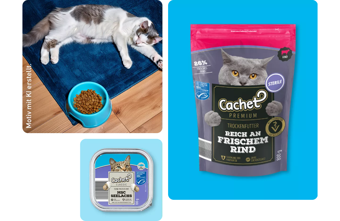 CACHET Katzenfutter & Katzenstreu – Eigenmarke von ALDI Nord
