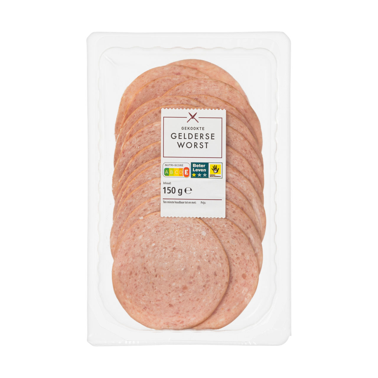 Gekookte Gelderse worst