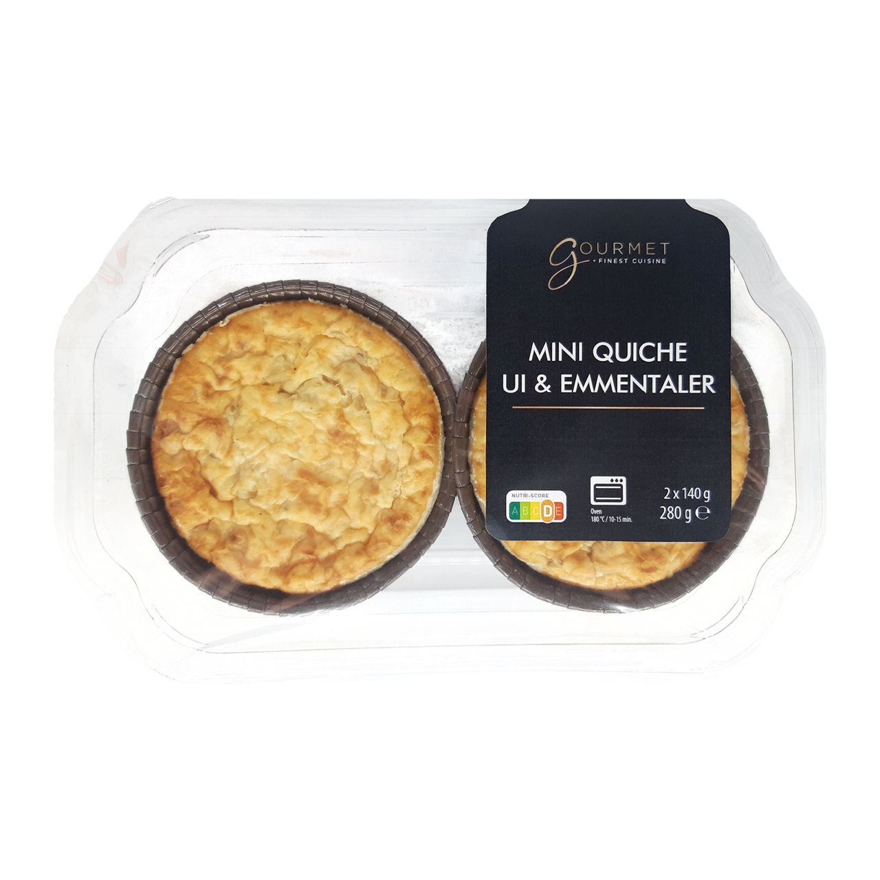GOURMET Mini-quiches ui & emmentaler Mini quiche ui & emmentaler 2 ...