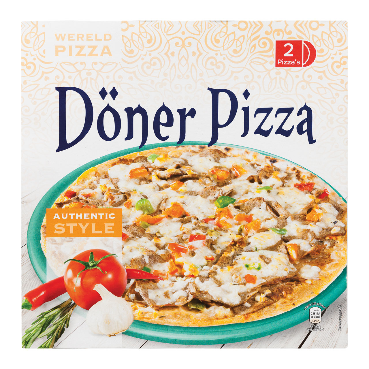 Wereld pizza Döner pizza's