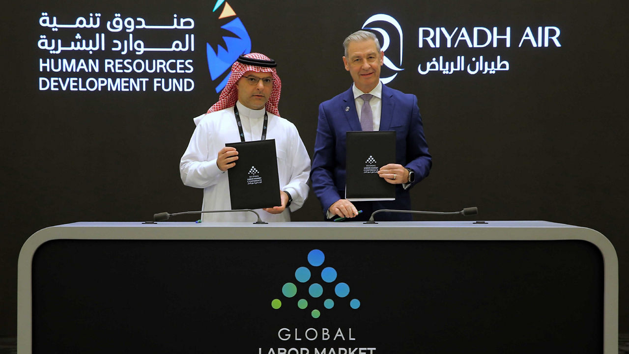 Riyadh Air and Human Resources Development Fund sign MoU to support ...