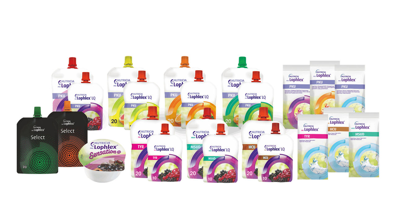 Nutricia Inherited Metabolics Disorders Lophlex Product Range