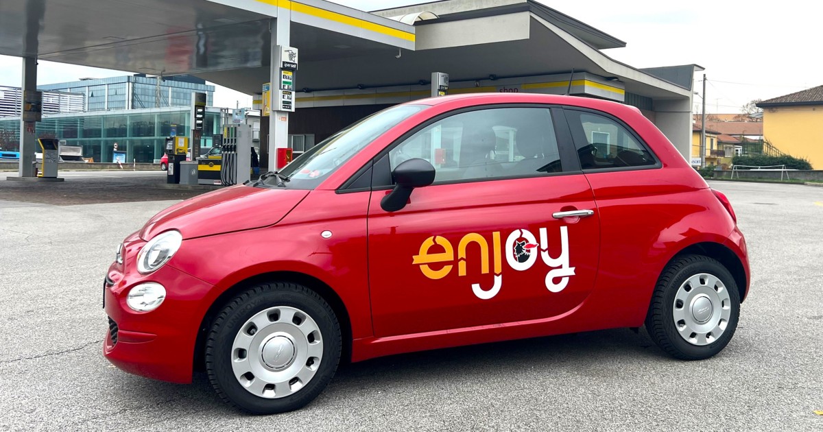 Il car sharing Enjoy arriva nel Nord Est: nelle stazioni Enilive, auto ...