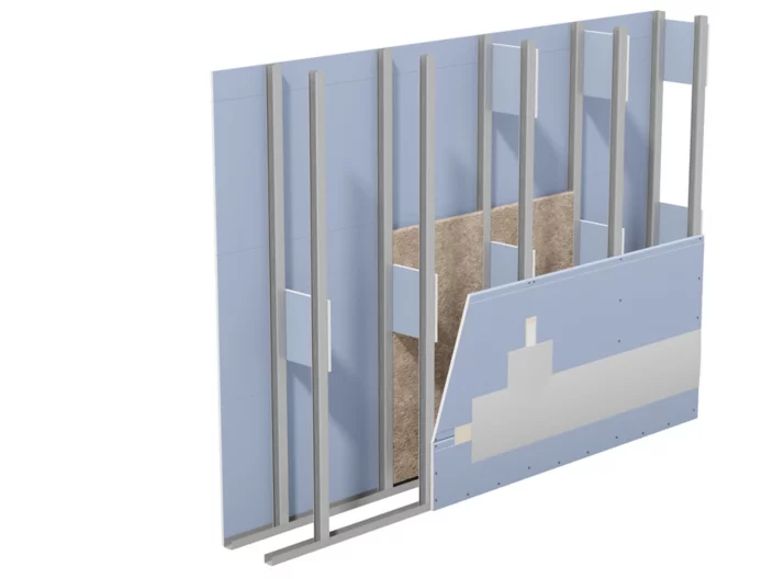 Příčky, Knauf systém, příčka, W11