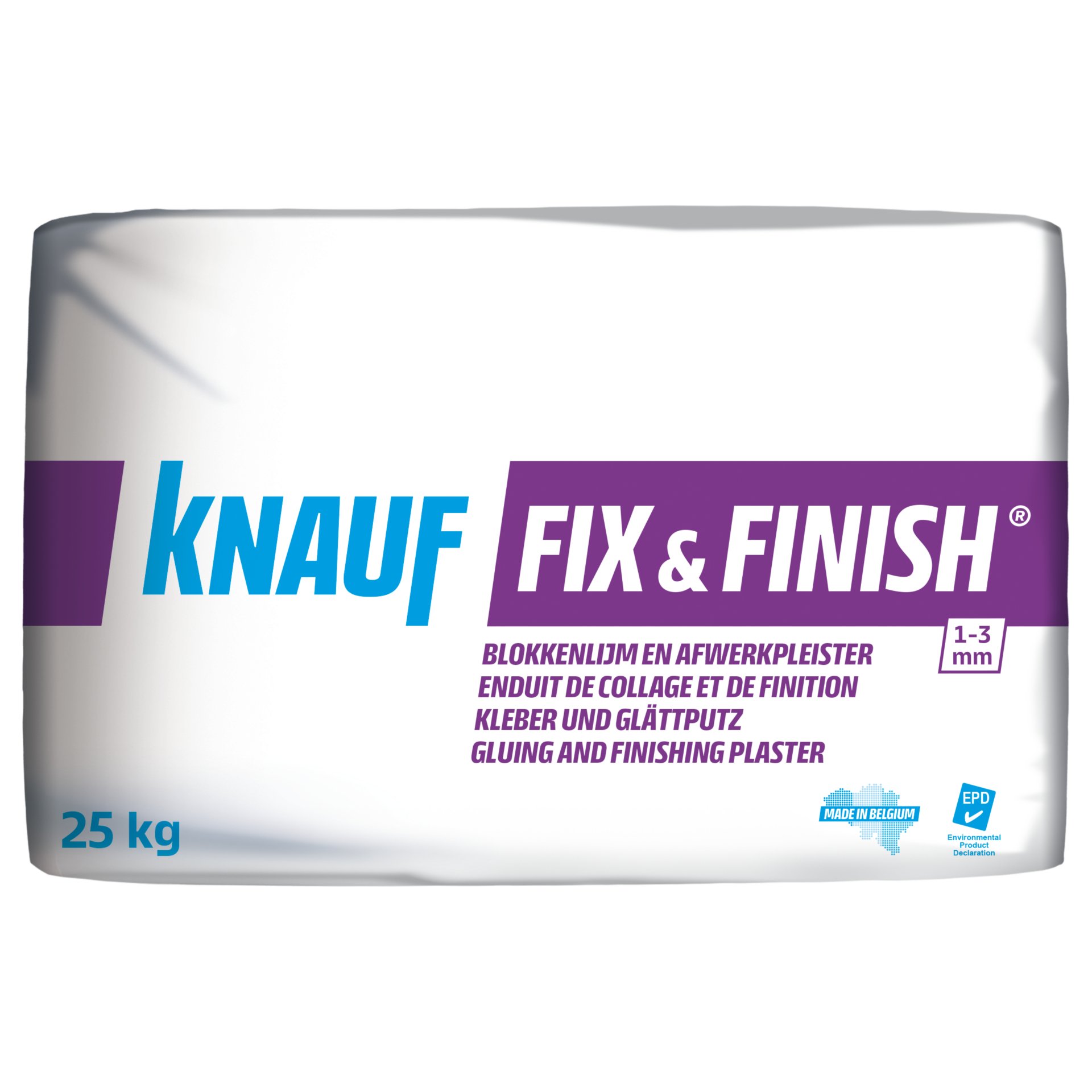 Fix & Finish: blokkenlijm en dunne gipspleister | Knauf