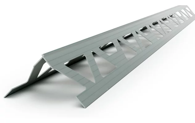 Profilé d’angle en PVC blanc