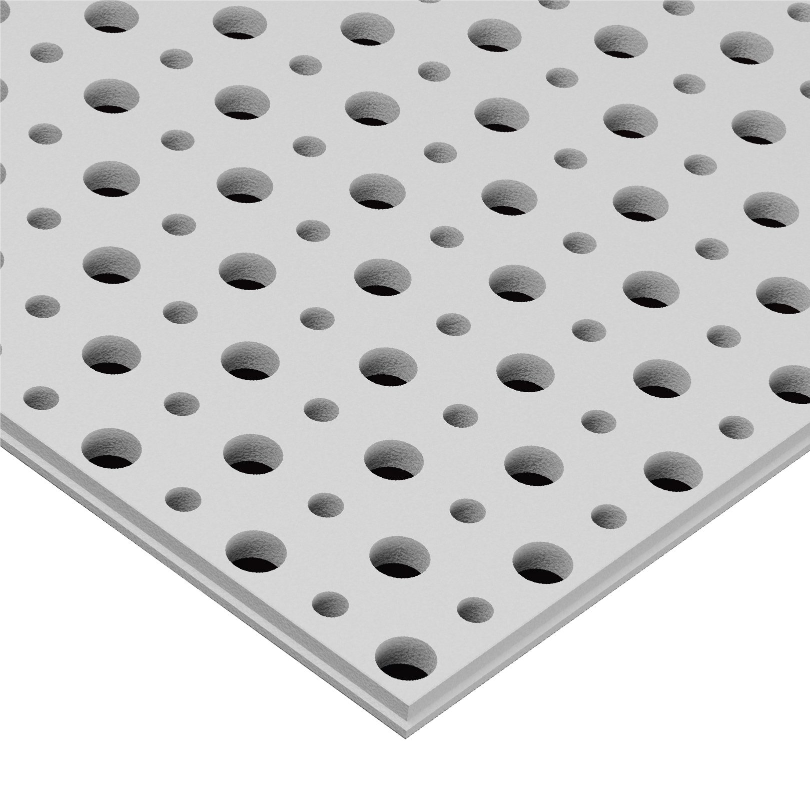 Cleaneo - Round Perforated Acoustic Ceiling Panels | Knauf GCC