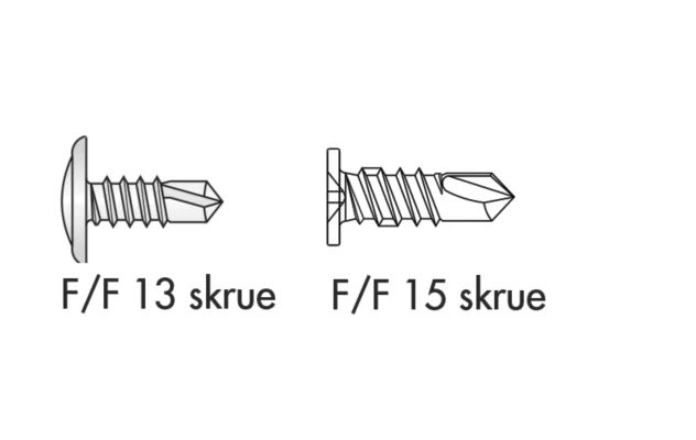 F/F skrue - profilskrue | Knauf Danmark