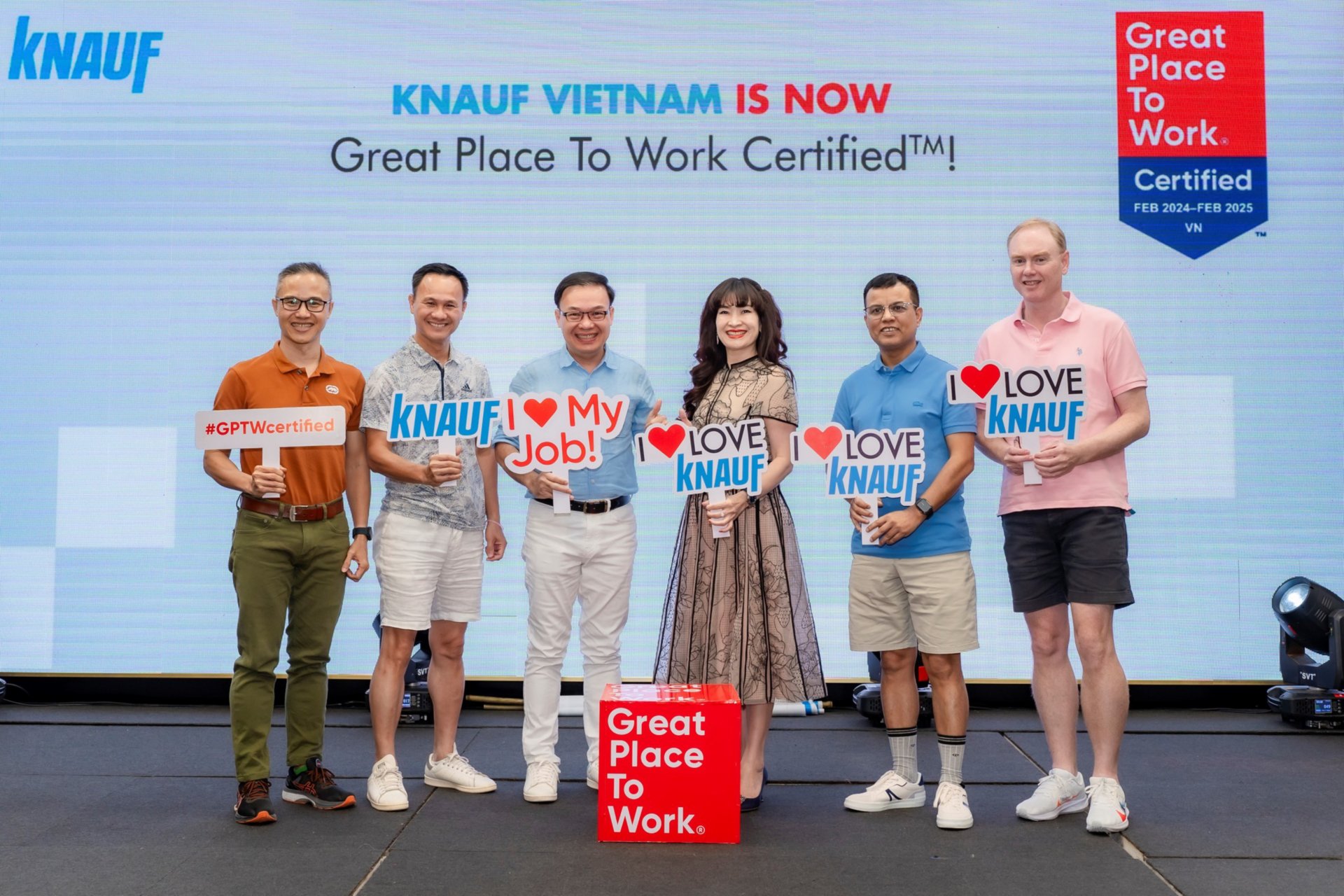Knauf Việt Nam nhận giải GREAT PLACE TO WORK®