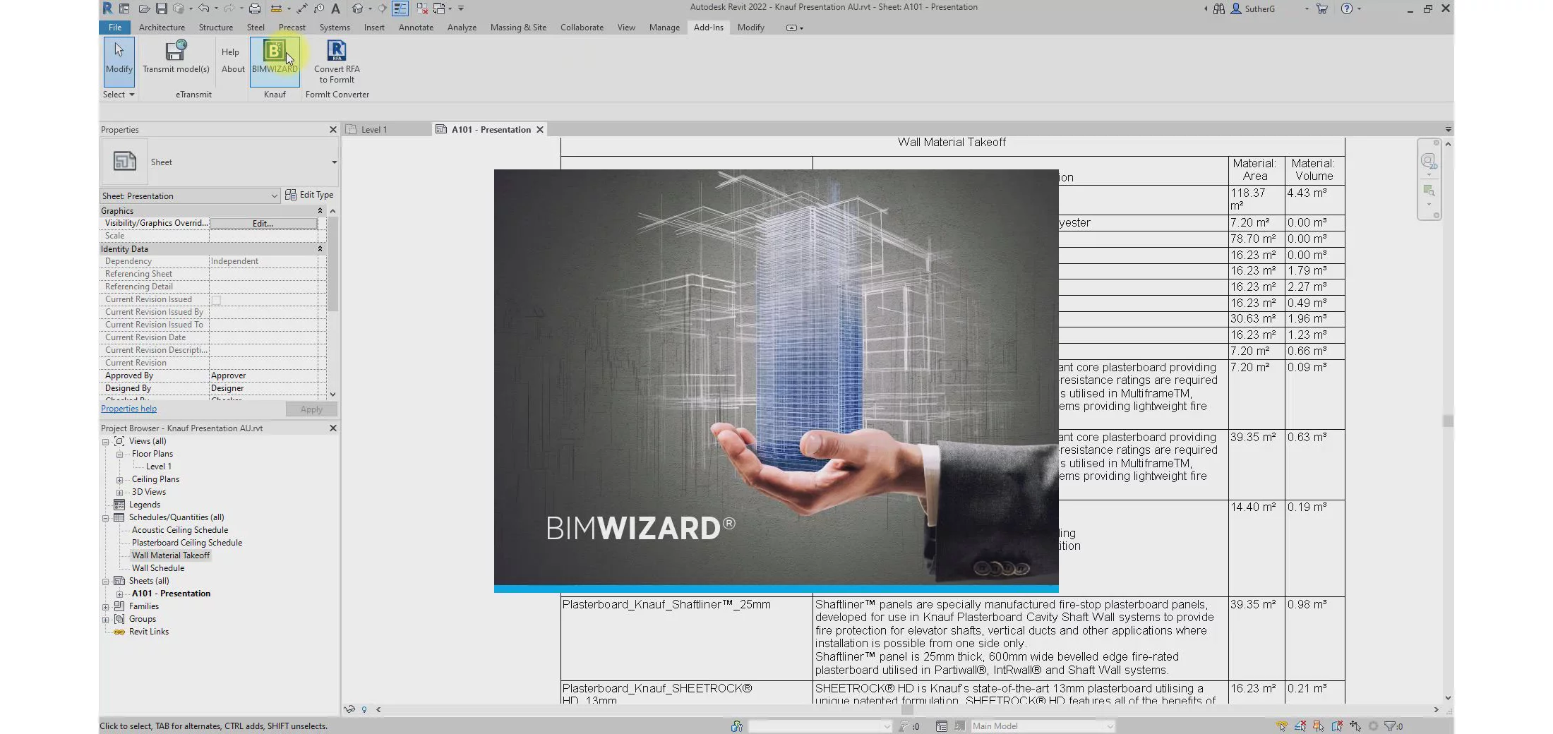 BIMWIZARD® - Wall & Ceiling System Design Tool