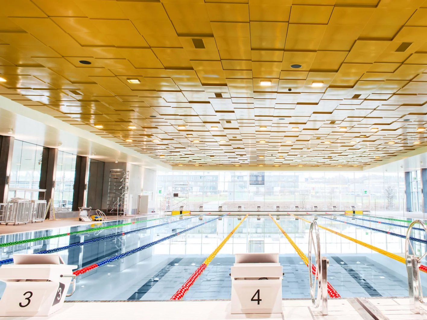 Hallenbad Indoor Swimming Pool, Uster, Switzerland | Ceilings