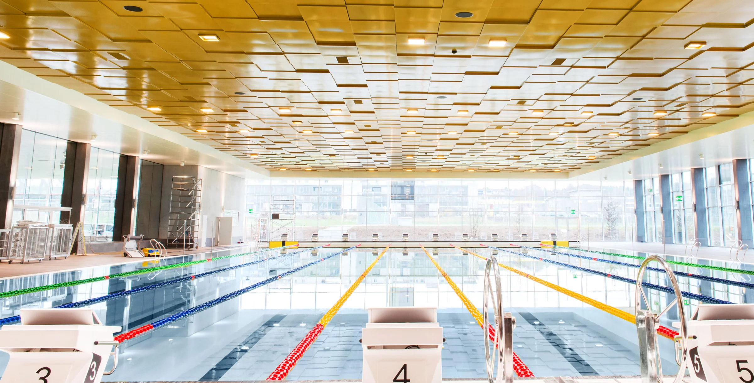 Hallenbad Indoor Swimming Pool, Uster, Switzerland | Ceilings