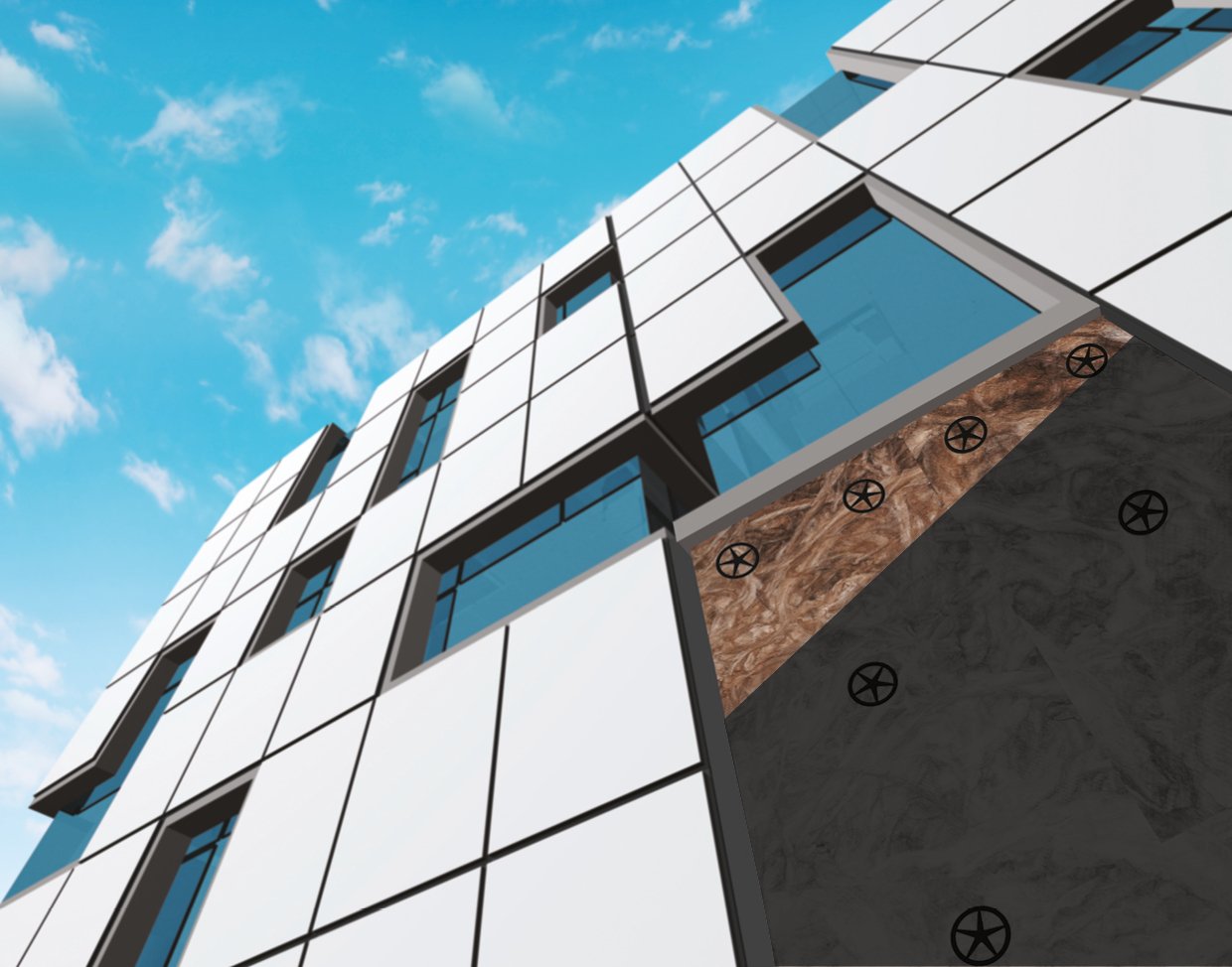 Isolation par l'extérieur sous enduit (ETICS)