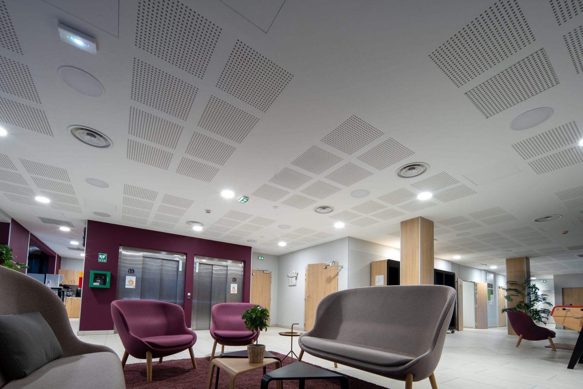 Knauf DANOloft® - plafond démontable plâtre - Knauf