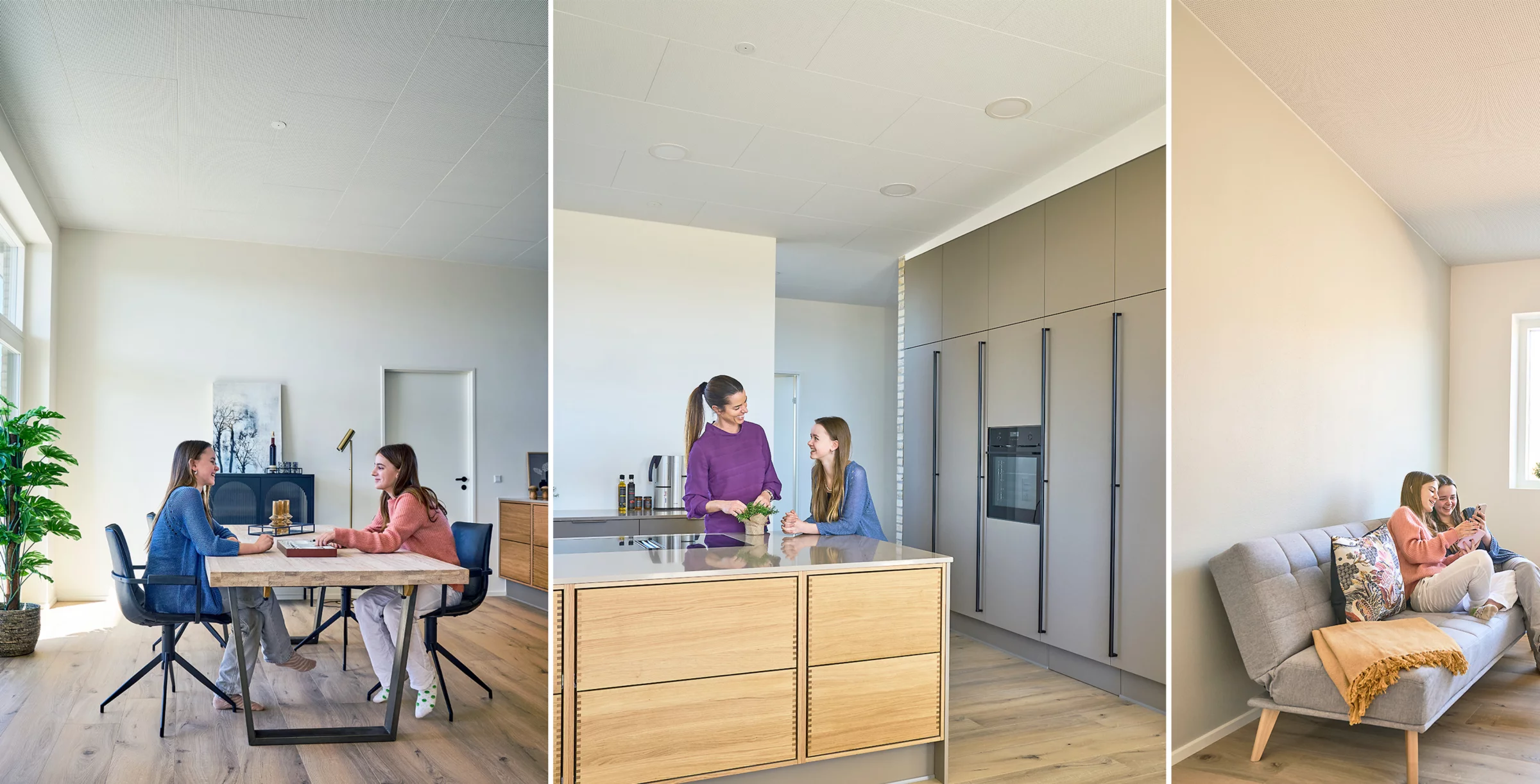 Bolig med DANOloft® akustikloft | Knauf Danmark