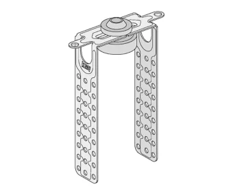 Direktabhänger für Holzlatten