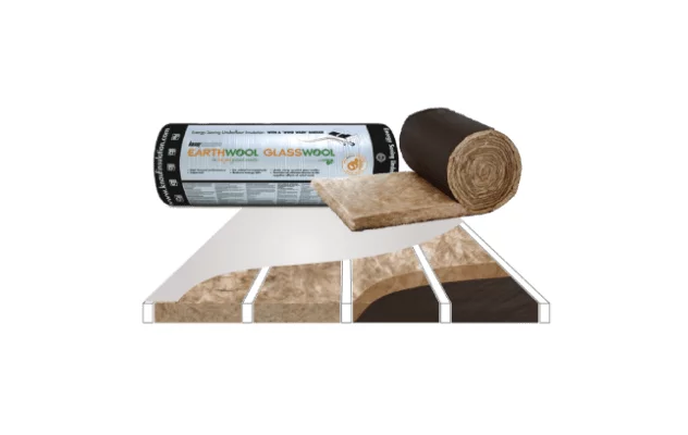 Earthwool glasswool Underfloor Roll
