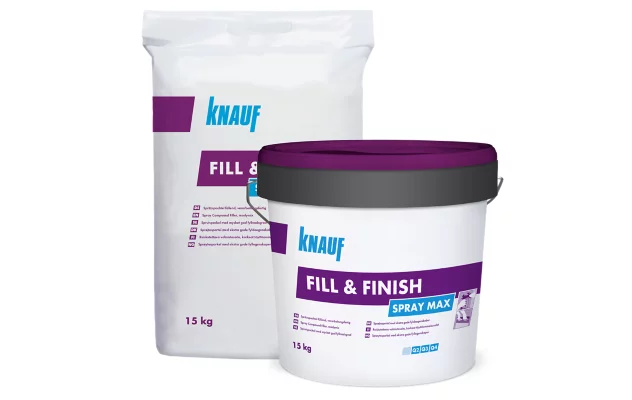 Fill & Finish Spray Max | Knauf Danmark