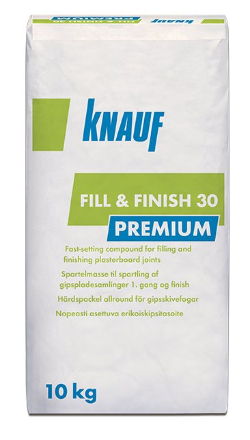 Fill & Finish Premium 30 fra Knauf | Knauf Danmark