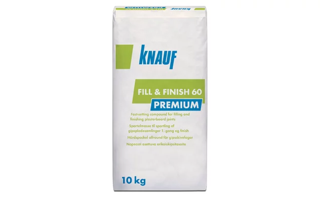 Fill & Finish Premium 60 fra Knauf | Knauf Danmark