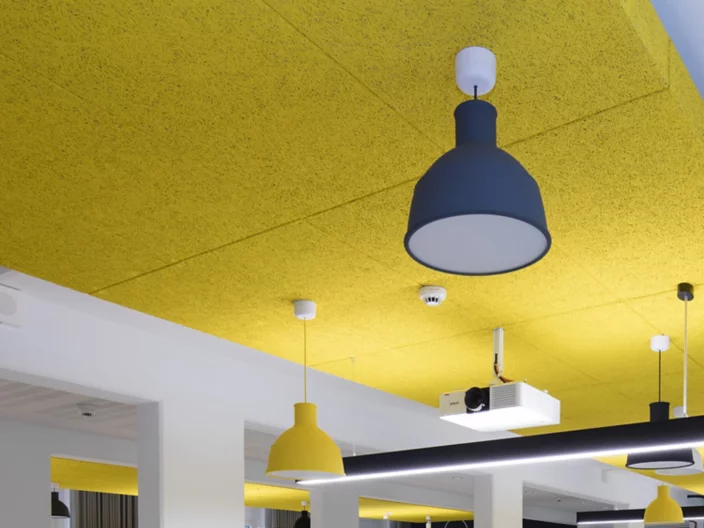 Plafonds laine de bois, l'accélération inédite de Knauf