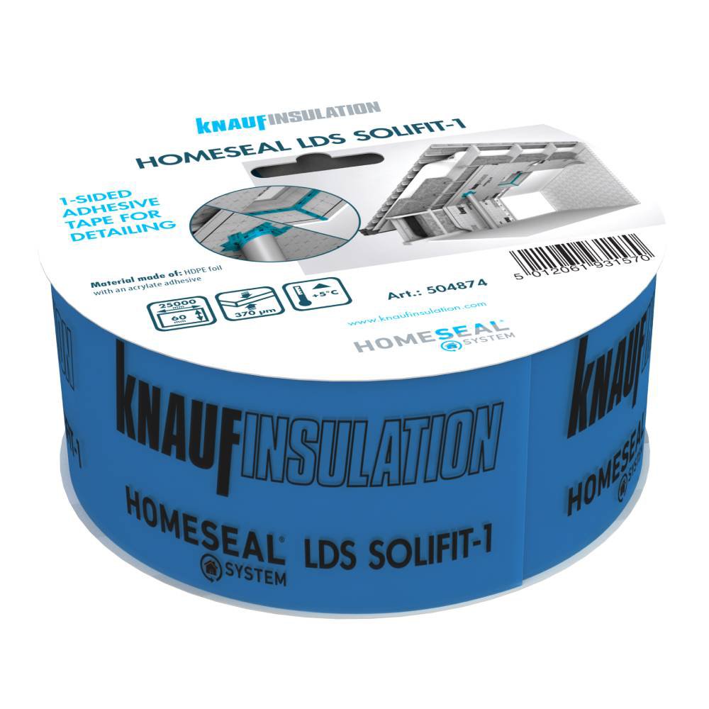 Homeseal LDS Solifit eenzijdige tape | Knauf Insulation