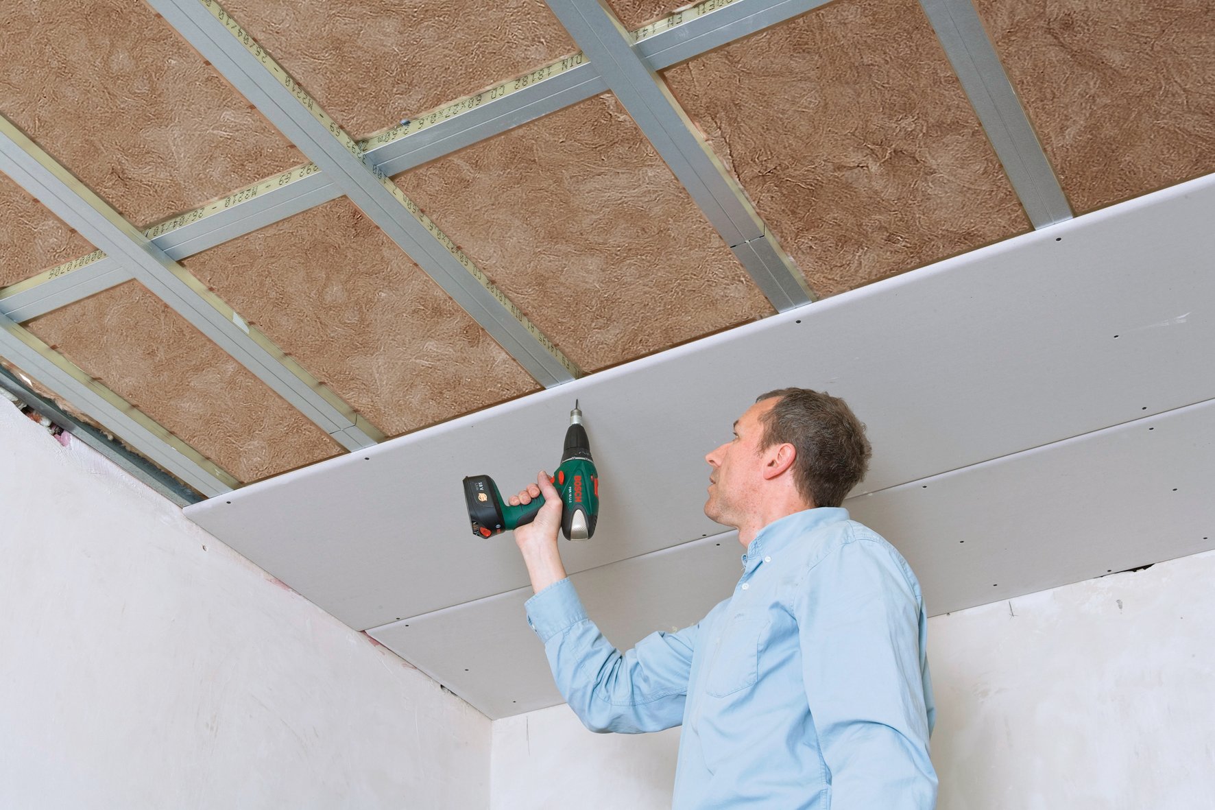 Knauf DIY | Dämmung und Beplankung Decke