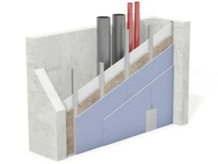 Knauf - Wand-Systeme W62.at Schachtwände