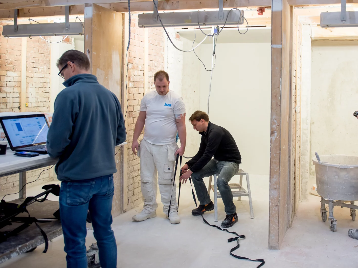 Resultaten praktijktest Exoskelet | Knauf