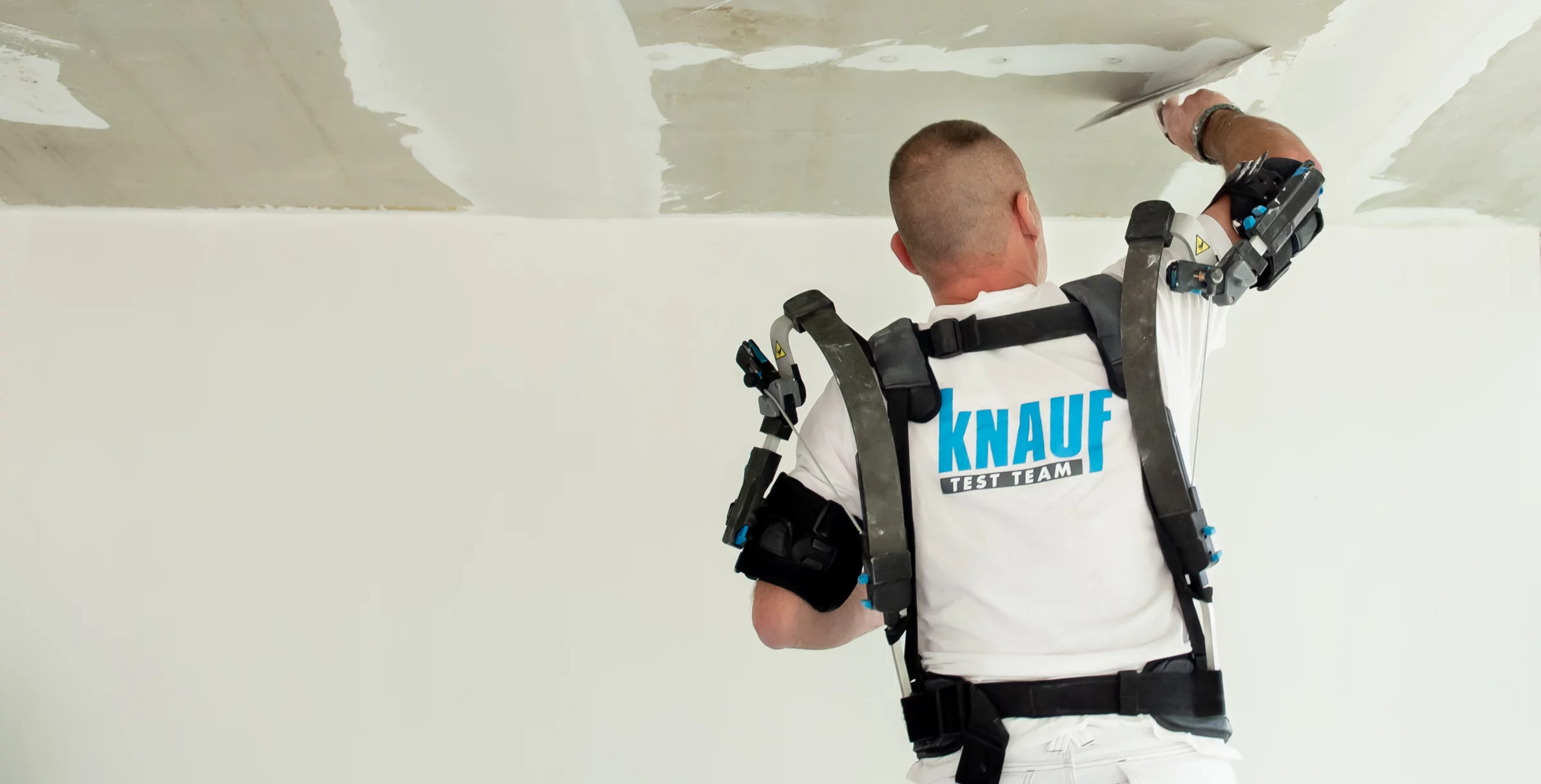 Comfortabel en sterker werken met ons exoskelet | Knauf