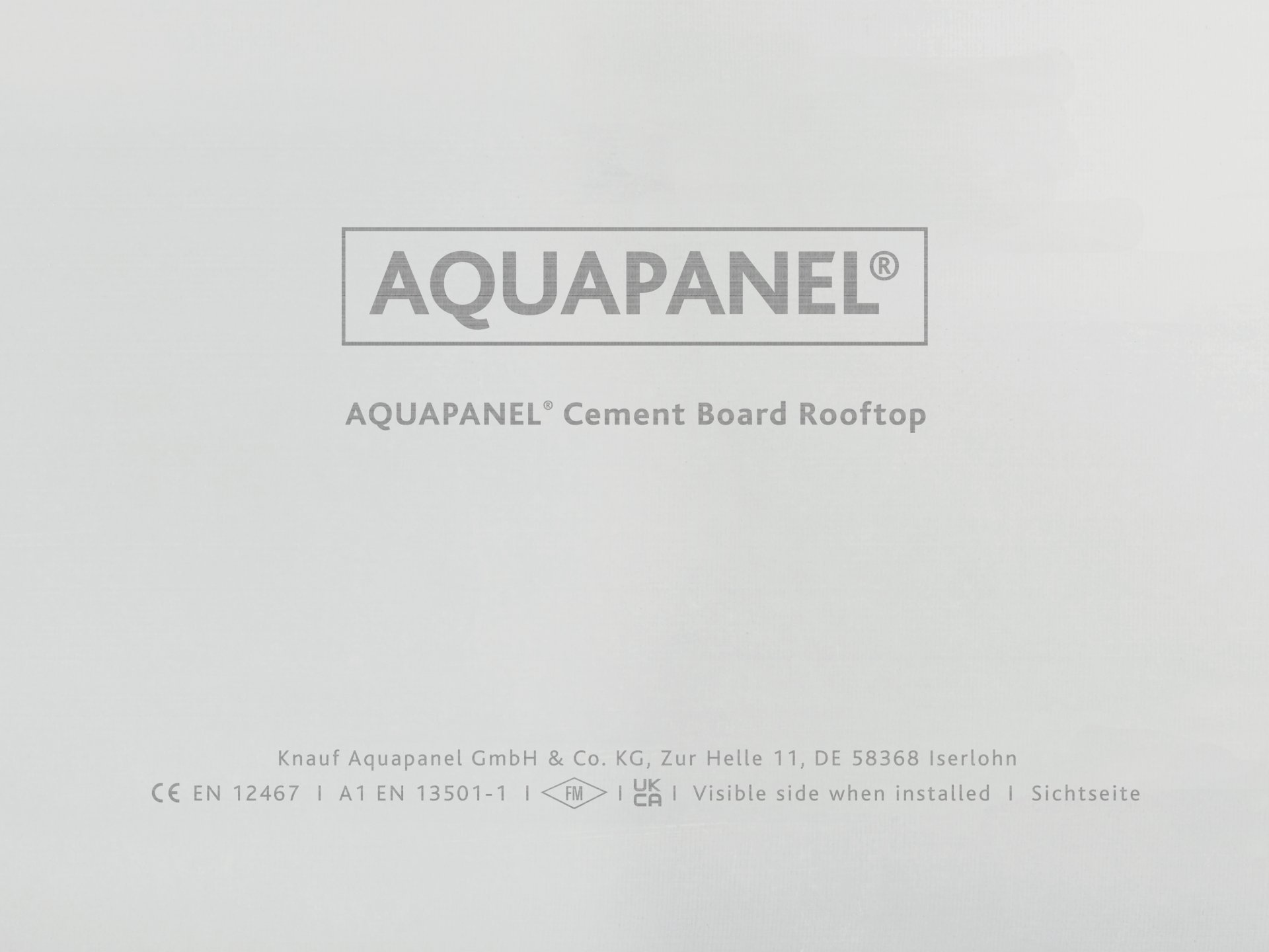 AQUAPANEL® Rooftop 12.5mm x 900mm Wide