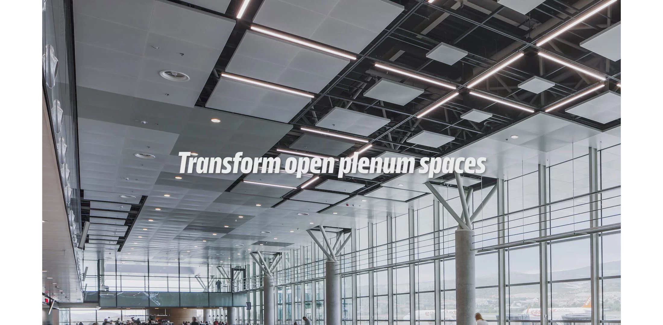 Knauf’s Floating Ceiling Designs for Open Plenum