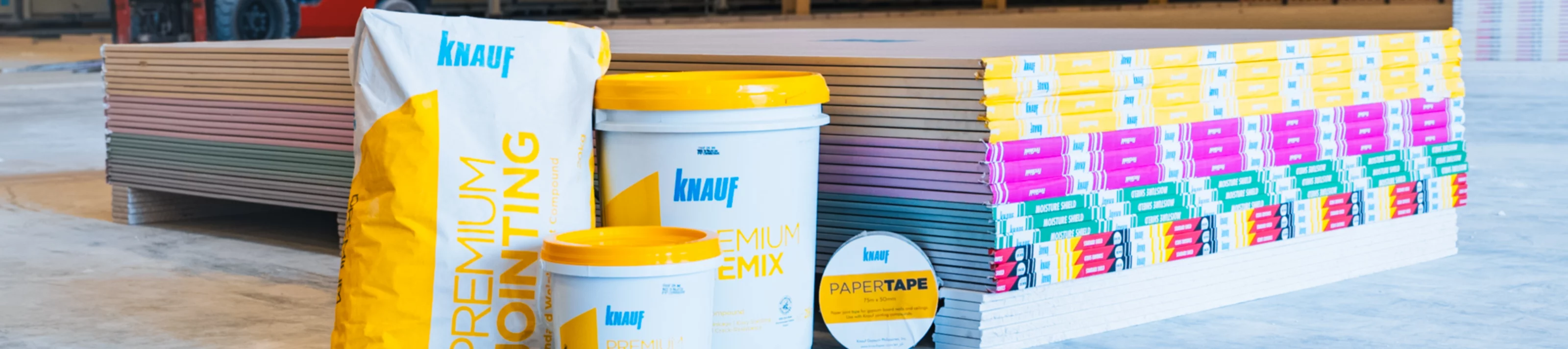 Product Range | Gypsum-based boards and finishing compounds