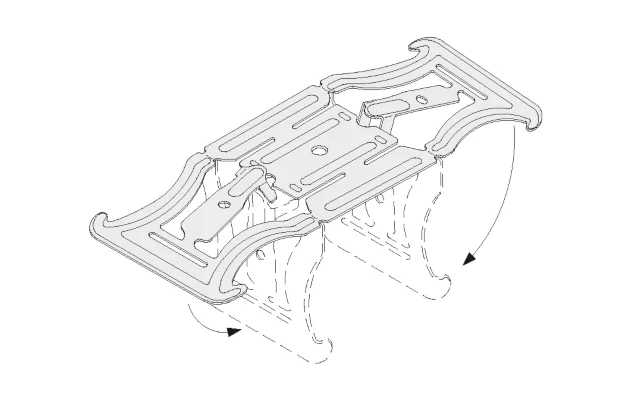 Kreuzverbinder für UA- mit CD-Profil