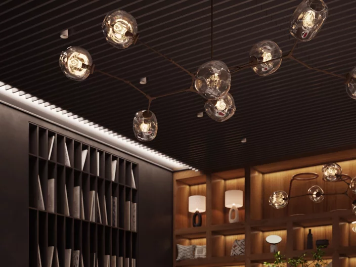 Metal Linear Ceiling Collection from Knauf.