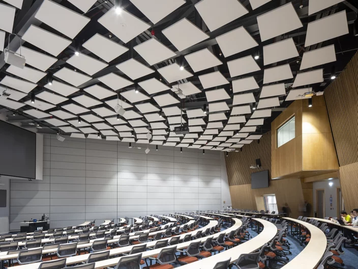 Knauf’s Floating Ceiling Designs for Open Plenum