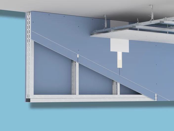 Ģipša plākšņu griesti, dizaina griesti, mansarda apšuvums | Knauf