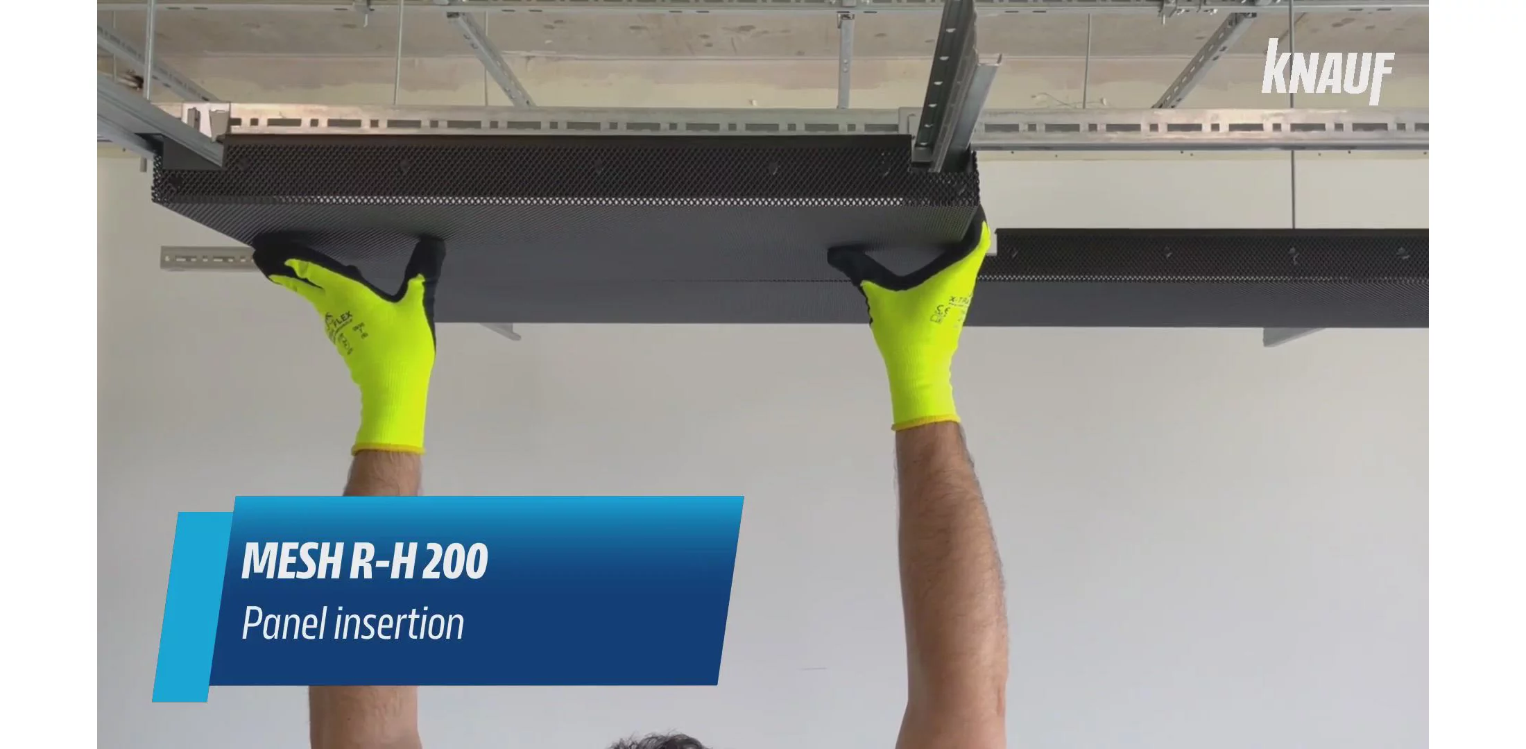 Metal and Mesh installation videos - Knauf Ceilings