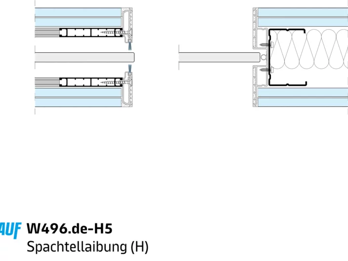 Knauf Wand-System W496.de Schiebetür-System Pocket Kit