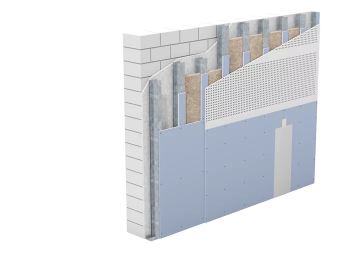 Knauf - Wand-Systeme W61C.de Akustik-Vorsatzschalen