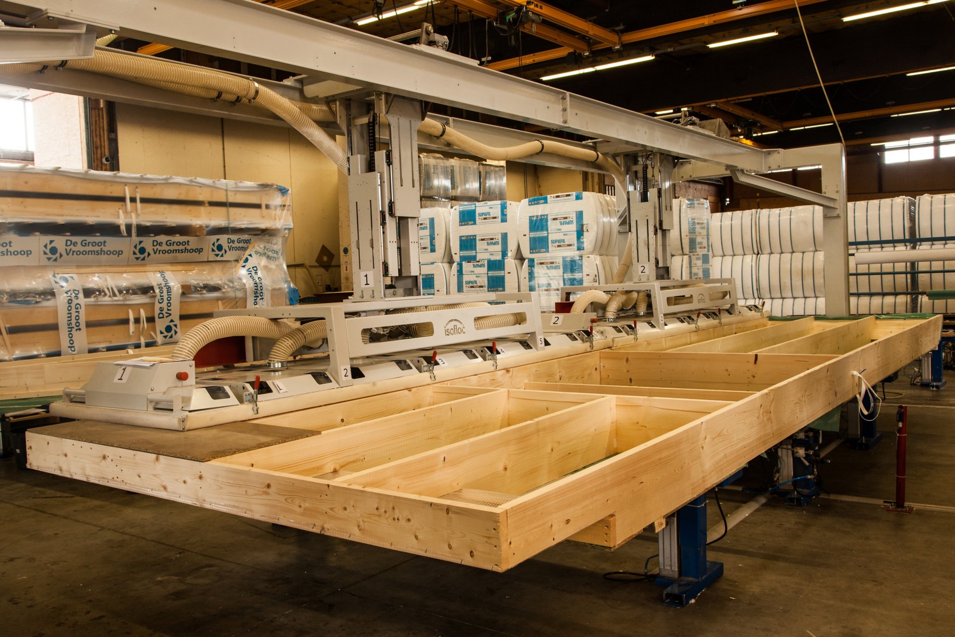 Supafil Maxframe inblaaswol voor prefab houtbouw | Knauf