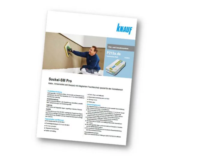 Knauf Sockel-SM Pro: Universeller Sockelputz | Knauf
