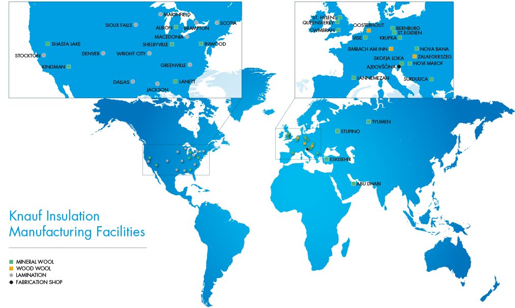 Our Locations | Knauf Insulation