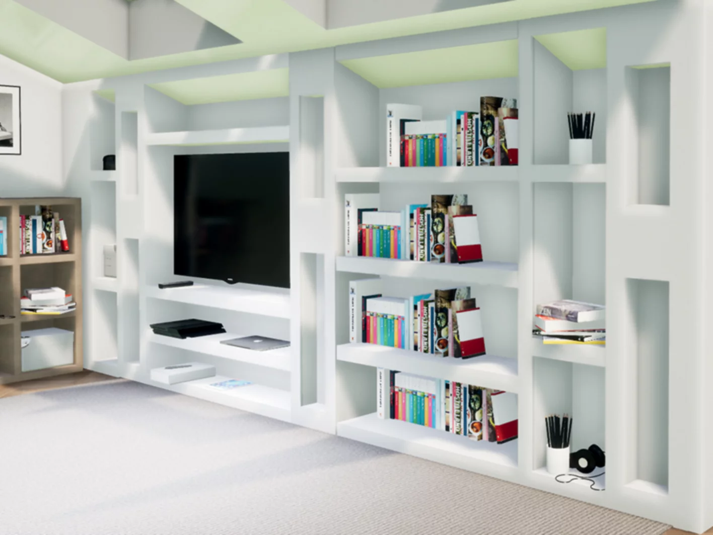 Knauf fai da te costruire una libreria di cartongesso