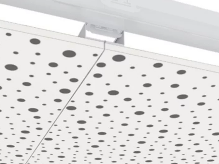 Fastmonterede akustiske gipslofter