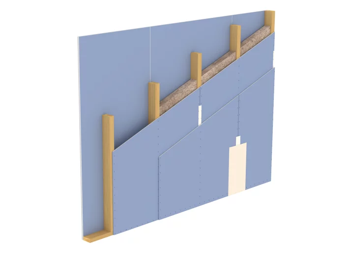 Knauf Wand-System W55.at Holztafelbau-Wände